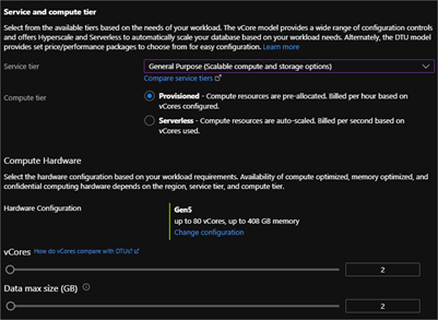 Azure SQL Database – General Purpose | Leonardo Fonseca